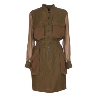 Pinko Benvenuto Kleid - - Dresses - Damen - Gr&uuml;n - XL
