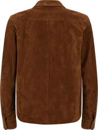 Tom Ford Suede Overshirt - Brown