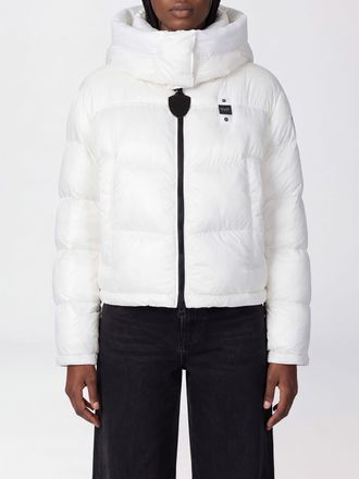 Blauer Jacke Damen Farbe Wei&szlig;
