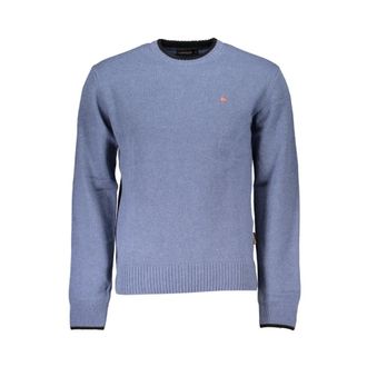 Napapijri Blauer Herren Pullover Moderner Stil - - Knitwear - Herren - Blau - 3XL