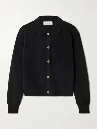 arch4 Cardigan En Cachemire Biologique Queens Gate - Noir