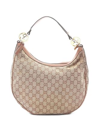 Gucci sac porté épaule à logo CC (années 2000) - Tons neutres
