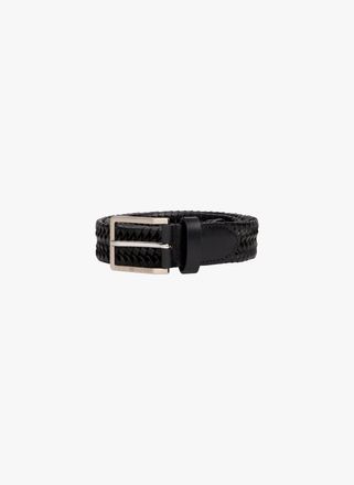 Tommy Hilfiger Ceinture tress&eacute;e en cuir
