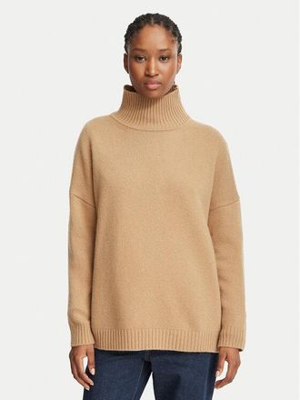 Max Mara Rollkragenpullover Borgia 2625366142 Braun Relaxed Fit