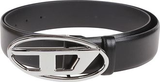 Diesel Homme, Accessoires, Noir, Taille: 105 CM Oval D Logo B-1Dr Belt