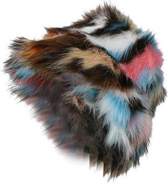 Generic Chapeau dhiver chaud en fourrure pour femme, chapeau de bassin color&eacute; personnalit&eacute;, oreille, grand bord large, chapeau de p&ecirc;cheur chapeau homme cuir, 