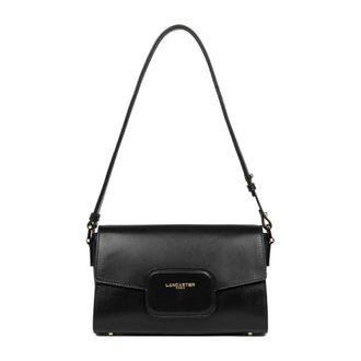 Lancaster Magnetische Klappen Umh&auml;ngetasche Paris PAD - - Bags - Damen - Schwarzk - ONE SIZE