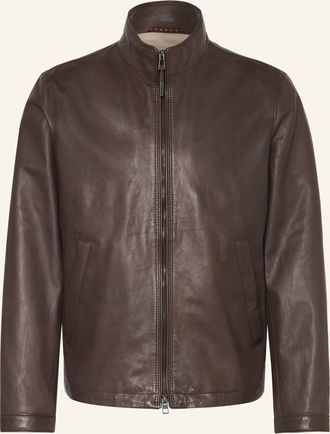 Windsor Windsor. Lederjacke braun