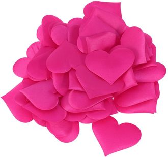 Cabilock 50 St&uuml;ck Schwammherz Konfetti Herzf&ouml;rmige Tischdekoration Schwamm Stoff Romantische Partydeko F&uuml;r Hochzeit Verlobung Valentinstag