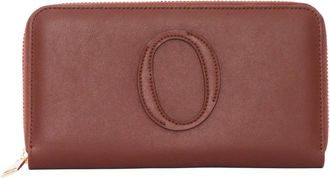 Orciani Femme, Accessoires, Brun, Taille: ONE Size Zip Around Soft Wallet