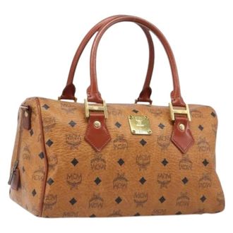 MCM Sac Boston Pre-owned - Femme - Pre-owned - Brun - Taille: ONE Size