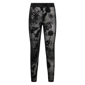 Philipp Plein T&uuml;ll Leggings Flock Butterfly Tattoo - - Trousers - Damen - Schwarzk - S