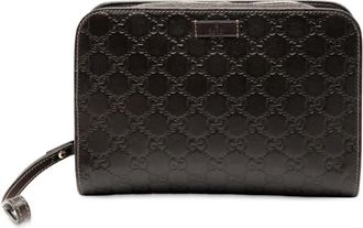 Gucci pochette Guccissima (2000-2015) - Marron