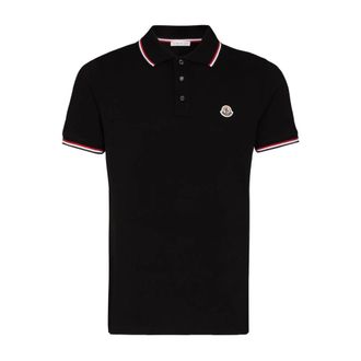 Moncler Moncler T-Shirts und Poloshirts Schwarz - - Tops - Herren - Schwarzk - M