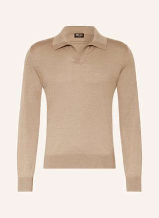 Ermenegildo Zegna Zegna Cashmere-Pullover Mit Seide beige