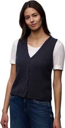 Street One Weste in Unifarbe Shadowed Navy 40