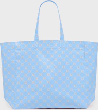 Gerard Darel Sac en toile monogramm&eacute;e - LOLA - Ciel/Vanille