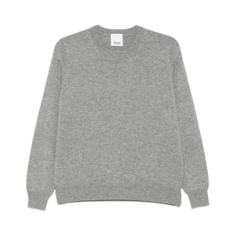 Allude Rundhals-Pullover - - Knitwear - Damen - Grau - L