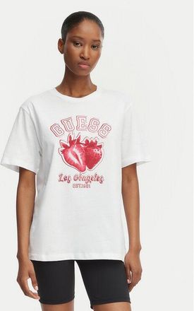 Guess T-Shirt V6GI14 K2981 Wei&szlig; Relaxed Fit