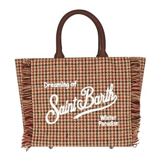 MC2 Saint Barth Borsa Vanity Mini Pied de poule - - Bags - Damen - Braun - ONE SIZE