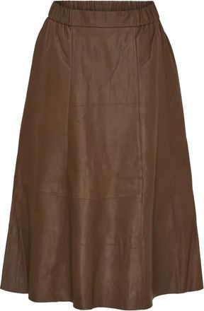 BTF-CPH Midirock in A-Linie - - Jackets - Damen - Braun - XL
