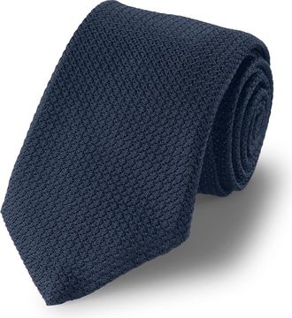 CHARLES TYRWHITT Italienische aus Grenadine-Seide - Petrolblau