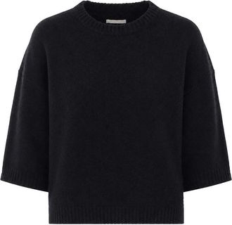 Loulou Studio Pull Col Rond - Noir