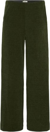 Ichi Ichi - Pantalon Ihkate en velours c&ocirc;tel&eacute; PA3 20124177 - Femme - Pantalons - Vert - Taille: 38 FR