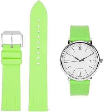 Generic Fluorkautschuk-Uhrenarmband f&uuml;r Pilot Portofino Band f&uuml;r Armband Schnellverschlussarmband 20mm 22mm