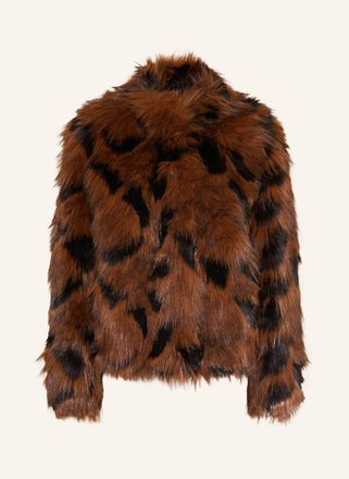 Rich & Royal Kunstfell-Jacke braun