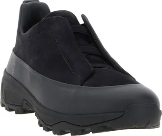 Ermenegildo Zegna Triple Stitch Monte Sneaker - Black