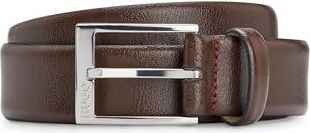 HUGO BOSS Gellot_sz35, Ceinture Homme, Marron (Dark Brown 202), 100 (Taille fabricant: 100| 100| 676)