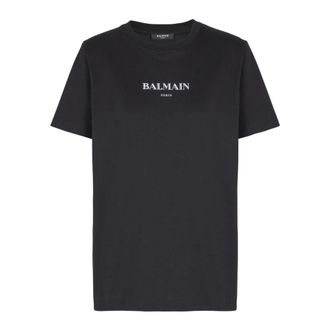 Balmain Femme, Tops, Noir, Taille: 38 FR T-shirt avec imprim&eacute;
