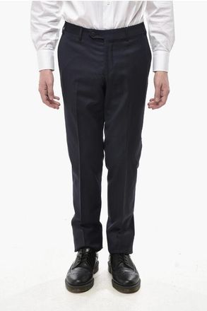Corneliani Virgin Wool Trousers ACADEMY with Hidden Closure size 44