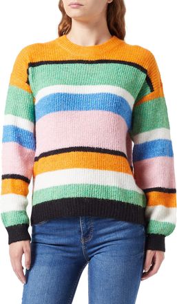 Ichi Damen IHKAMARA LS STRIPE2 Pullover, 200681/Multi Color, XL