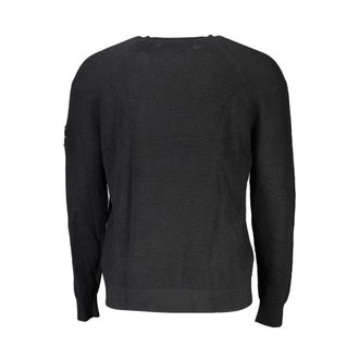 Calvin Klein Wool Crew Neck Sweater - Black
