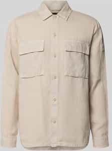 Boss Orange by Hugo Boss Relaxed Fit Freizeithemd aus reinem Leinen Modell LOCKY