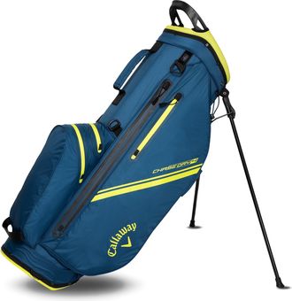 Callaway Golf Chase Dry wasserdichte Standtasche 2025, Marineblau/Fluorscent Gelb