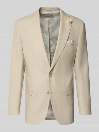 Carl Gross Regular Fit Anzugjacke aus Leinen-Mix Modell Tannon