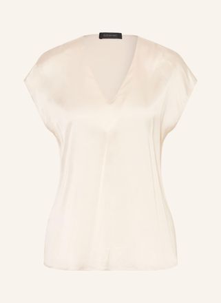Elena Miro Elena Miro Blusentop Aus Satin beige