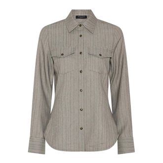 Bruuns Bazaar Femme, Blouses et Chemises, Brun, Taille: 46 FR BoxelderBBFuju Shirt
