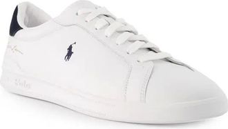 Polo Ralph Lauren Herren Sneaker wei&szlig; Glattleder