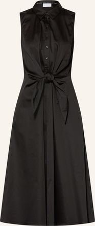 Comma Comma Hemdblusenkleid schwarz