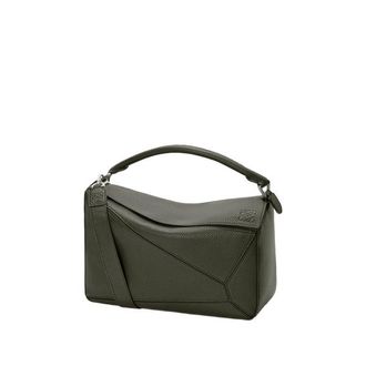 Loewe Grand sac Puzzle en cuir de veau souple grain&eacute;