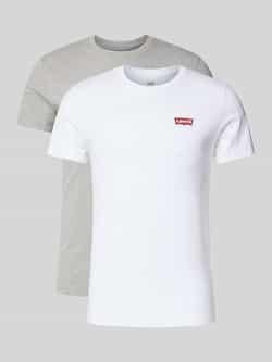 Levi's T-Shirt mit Label-Print im 2er-Pack