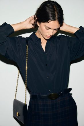 Gerard Darel Chemise fluide &agrave; plis - LILIE - Noir