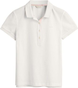GANT Poloshirt Piqué-Poloshirt mit Kontrast