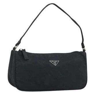 Prada Pochette daccessoires vintage doccasion - Femme - Pre-owned - Noir - Taille: ONE Size