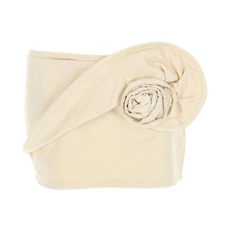 Magda Butrym Denim Asymmetric Mini Skirt - - Skirts - Damen - Beige - S