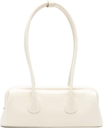 Osoi Osoi, Femme, Sacs, Blanc, Taille: ONE Size Sac &agrave; Bandouli&egrave;re Beige Style Chic